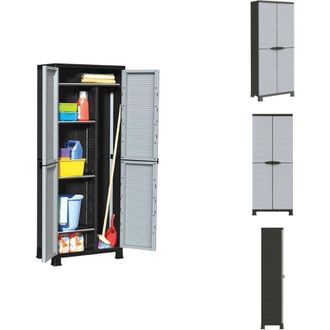 vidaXL Armoire en plastique 68x39x171,5 cm - Armoire - Placard - Rangement - Meuble De Rangement - Mobilier