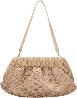 Themoir&egrave; Femme, Sacs, Beige, Taille: ONE Size Tia Clutch