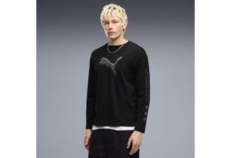Puma T-Shirt PUMA Sport Relaxed Street Langarmshirt Herren