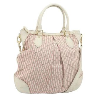 Louis Vuitton Pre-owned Leinen Handtasche - - Pre-owned - Damen - Rosa - ONE SIZE