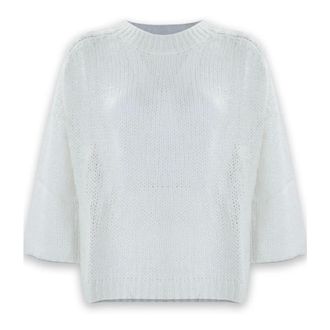 Kocca Femme, Pulls, Blanc, Taille: 44 FR Pull chic &eacute;vas&eacute; &agrave; manches longues