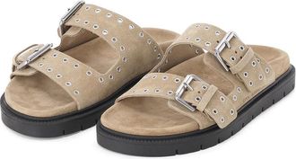 Copenhagen Low-Top Sneaker - Sandalen CPH702 aus Veloursleder - Gr. 36 (EU) - in Braun - f&uuml;r Damen