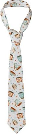 Generic Cravate DAffaires Motifs De Diff&eacute;rentes Tasses &Agrave; Caf&eacute; Tendance Tie Confortable Cravates Homme Pour Affaires Remise De Dipl&ocirc;me Accessoires