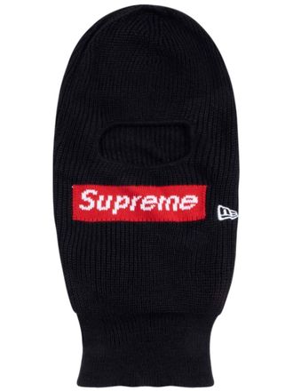 SUPREME x New Era cagoule &agrave; logo box - Noir