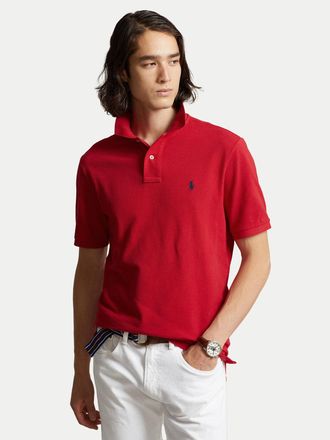 Polo Ralph Lauren Poloshirt Core Replen 710666998 Rot Custom Slim Fit