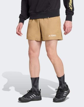 adidas adidas Performance - Terrex Multi - Shorts in Cardboard-Brown