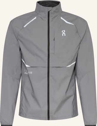On Laufjacke Weather Lumos grau