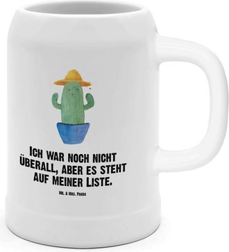 Mr. & Mrs. Panda Bierkrug Kaktus Hut - Geschenk, Krug, Oktoberfest, Bierseidel, Kakteen, Reisetagebuch, Spruch, Sommerfest, Geschenkidee, Maßkrug, Motivation