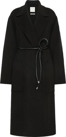 Sportmax Knielanger Mantel - Schwarz