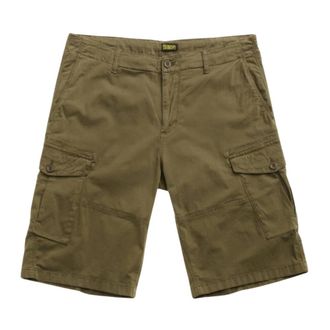 Blauer Easton Gef&auml;rbte Cargo Shorts - - Shorts - Herren - Gr&uuml;n - W30