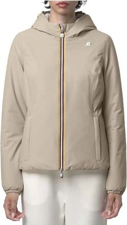 K-Way Femme, Vestes, Beige, Taille: 50 FR Lily St Warm Double Jacket