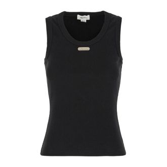 Alexander McQueen Stylisches TOP f&uuml;r Modebegeisterte - - Tops - Damen - Schwarzk - S