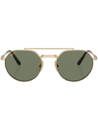 Ray-Ban Jack II Pilotenbrille aus Titan - Gold