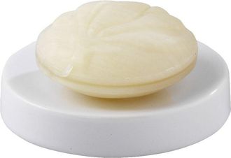 WENKO Wenko 17140100 Seifenablage Ariano - Keramik/Edelstahl rostfrei/satiniert, weiß