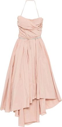 Pinko Pinko, Femme, Robes, Rose, Taille: 40 FR Robe de Soir&eacute;e Bustier Fronc&eacute; High-Low