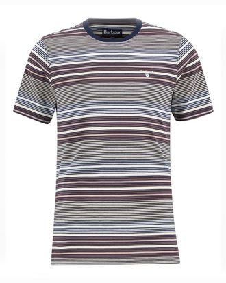 Barbour T-Shirt aus Baumwolle mit Ringelstreifen, Tailored Fit in