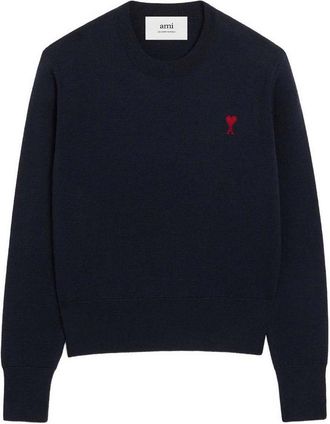 Ami Pull Col Rond - Bleu