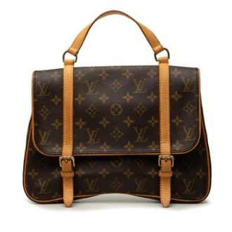 Louis Vuitton Sac &agrave; main vintage en toile Pre-owned - Femme - Pre-owned - Brun - Taille: ONE Size