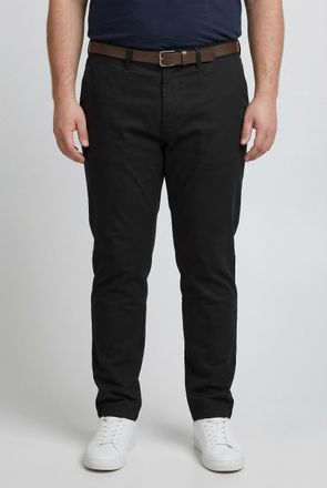 Jack & Jones Plus Size Chinohose JPSTMARCO ADAM BELTED CHINO PLS, Herren, Gr. 44 (5XL), L&auml;nge 34, schwarz, Web, Obermaterial: 98% Baumwolle, 2% Elasthan, JACK & JONES PLUSSI