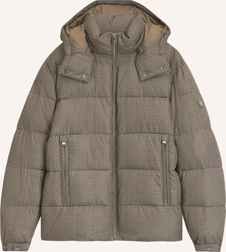 HUGO BOSS Jacke H-Colter-Houndstooth braun