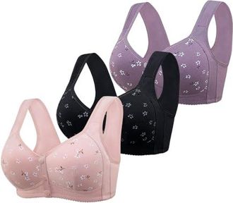 Generic Bustier femme rembourr&eacute; ne laisse pas de traces sur le dos, soul&egrave;ve la poitrine, sous-v&ecirc;tements fronc&eacute;s, doux, doux pour la peau, boucle ouverte &agrave; lav