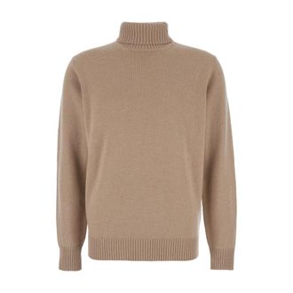 KANGRA Homme, Pulls, Beige, Taille: L Pull &agrave; col roul&eacute; coupe classique