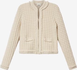 Isabel Marant Cardigan Hortense En Laine - Femme - &Eacute;cru - Taille34 - Isabel Marant