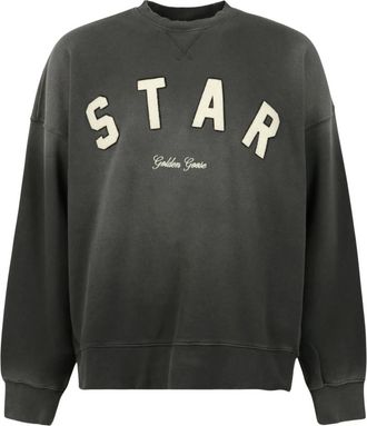 Golden Goose Homme, Sweatshirts et sweats &agrave; capuche, Gris, Taille: S Star SweaT-shirt