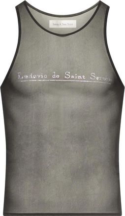 Ludovic de Saint Sernin haut &agrave; ornements en cristal - Noir