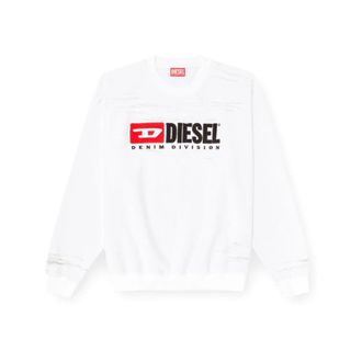 Diesel S-Boxt-V1 Sweatshirt - - Sweatshirts & Hoodies - Herren - Wei&szlig; - M
