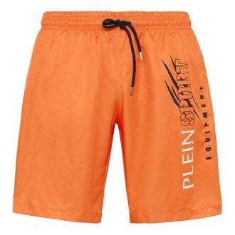 Plein Sport Homme, Maillots de bain, Orange, Taille: S Swim Trunks Scratch