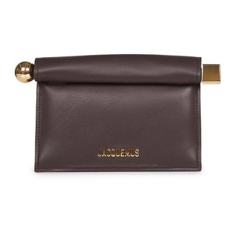 Jacquemus Schicke Leder-Schultertasche - - Bags - Damen - Braun - ONE SIZE