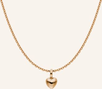 Cada Cada Kette Round Tiny Heart rosegold