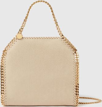 Stella McCartney Falabella Mini Tote Bag, Woman, Clotted Cream