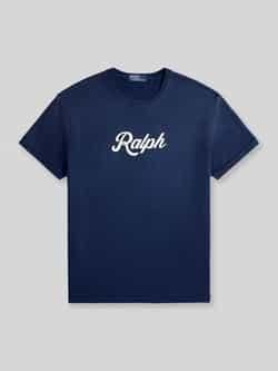 Polo Ralph Lauren Relaxed Fit T-Shirt aus reiner Baumwolle mit Label-Schriftzug