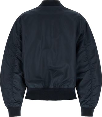 Prada Nylon Bomber Jacket - Black