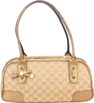 Gucci Crossbody Bags - Gucci GG Monogram Princy Handbag - Gr. unisize - in Beige - für Damen