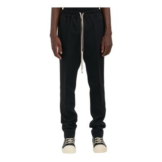 Rick Owens Pantaloni Drawstring Slim Long - - Trousers - Herren - Schwarzk - S