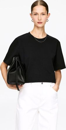 Arket PEARL Schweres T-Shirt -Schwarz