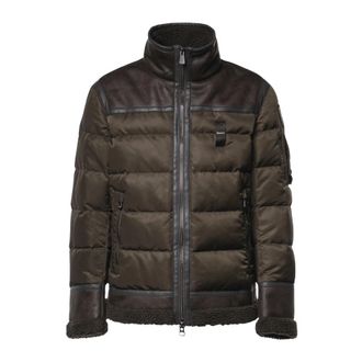 Blauer Winterjacken - - Jackets - Herren - Braun - M