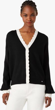 Kate Spade New York Scallop Colorblock Cardigan