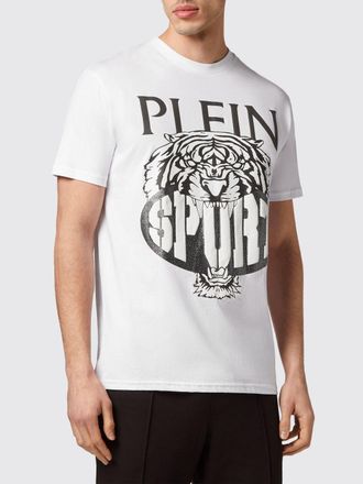 Plein Sport T-shirt slim fit en coton avec imprim&eacute; graphique contrastant
