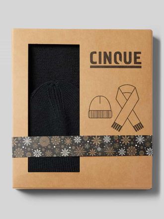 Cinque Schal und M&uuml;tze aus Woll-Mix im Set