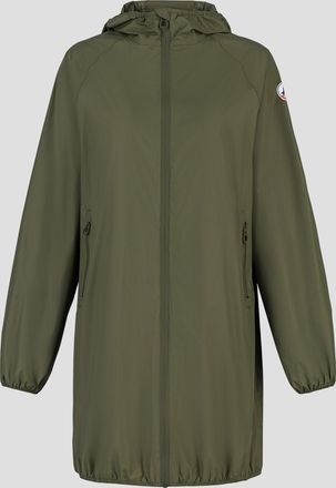 Jott Imperm&eacute;able long &agrave; capuche Army Glendale - Taille XS
