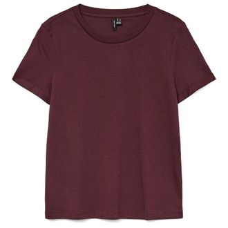 Vero Moda Damen Vmpaula S/S T-Shirt Ga Noos, Winetasting, M