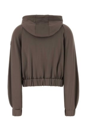 Moncler Womens Mud Stretch Jersey Sweatshirt 22d Maglieria Sweater