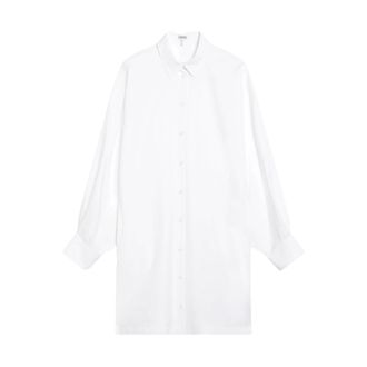 Loewe Hemdkleid aus Baumwolle - - Dresses - Damen - Wei&szlig; - 2XS