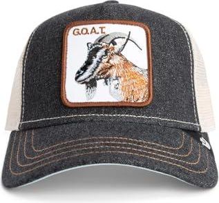 Goorin Brothers The Goat Dark Denim Casquette de camionneur Bleu fonc&eacute; Taille unique