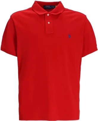 Polo Ralph Lauren Poloshirt mit Polo Pony-Stickerei - Rot