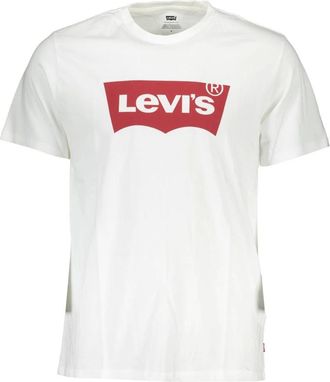 Levi's Homme, Tops, Blanc, Taille: XL Short Sleeve T-Shirt